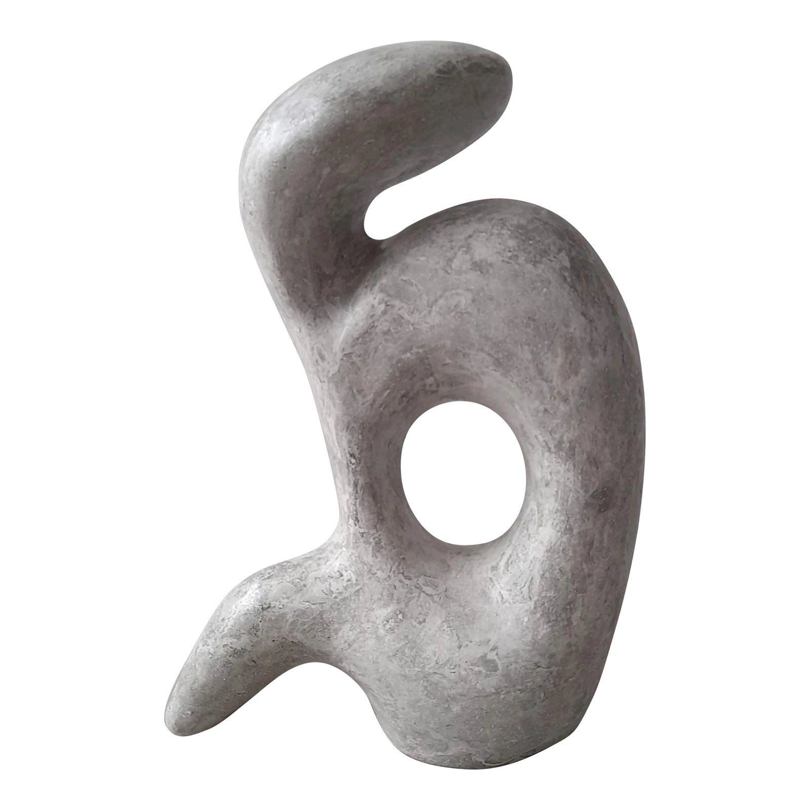 "Aspersis" Organic Modern Abstract Concrete Sculpture | Chairish