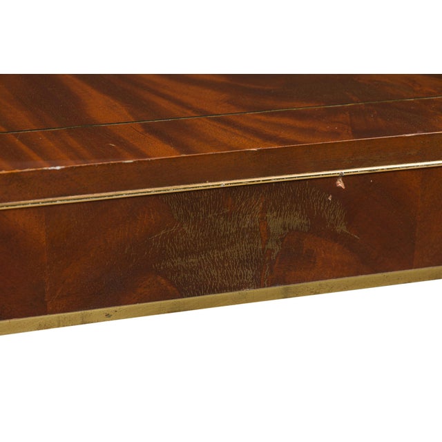 Russian Neo-Classic Style Flame Mahogany Brass Trimmed Extention Dining ...