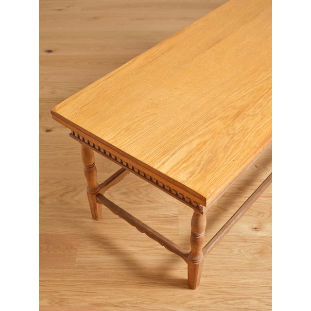 Scandinavian Oak Extension Coffee Table | Chairish