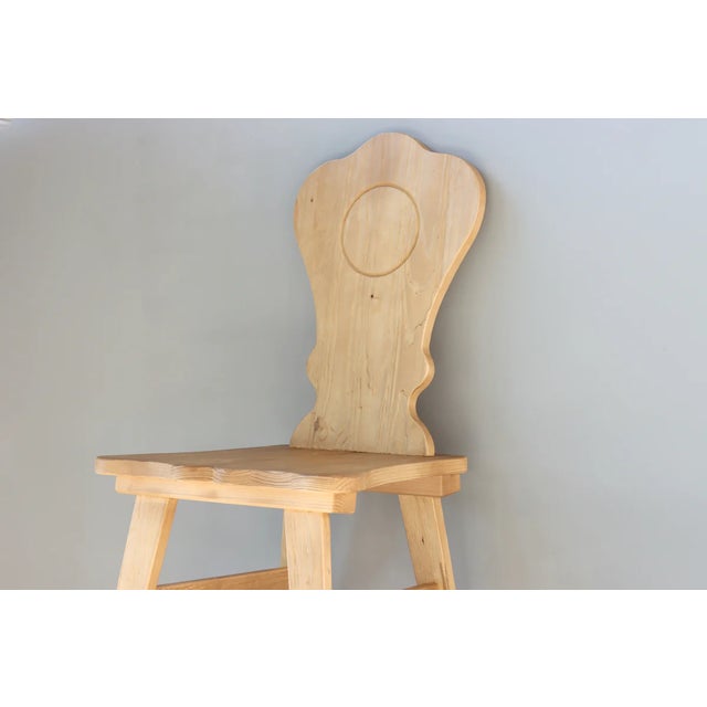 Modern Tyrolean Dining Chair, Natural | Chairish