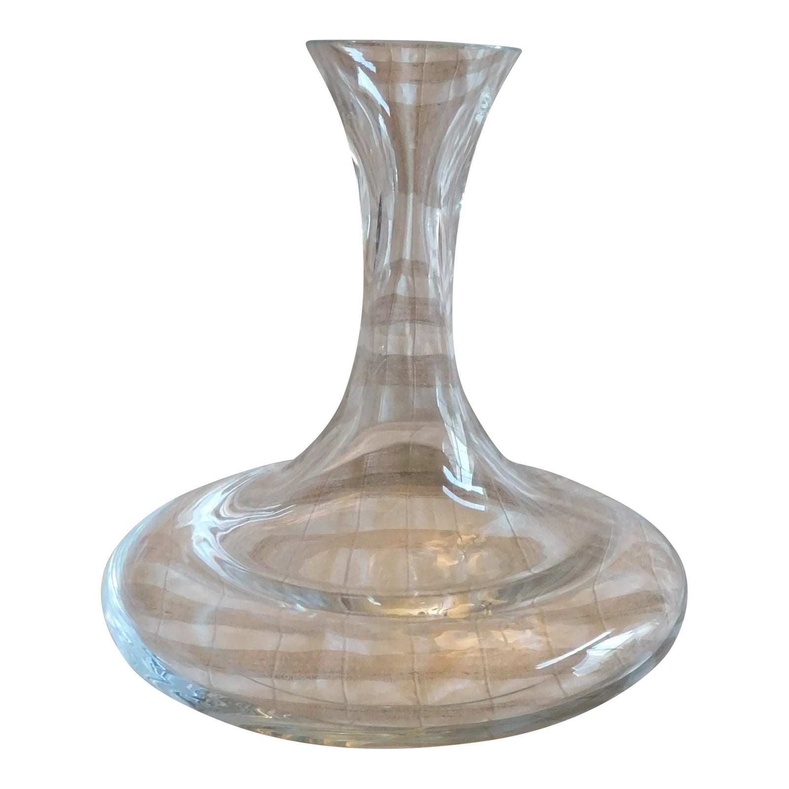 1940s Ravenscroft Clear Crystal Ships Decanter | Chairish
