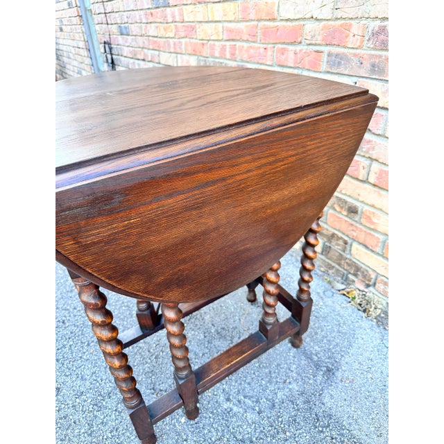 Antique English Gate Leg Table | Chairish