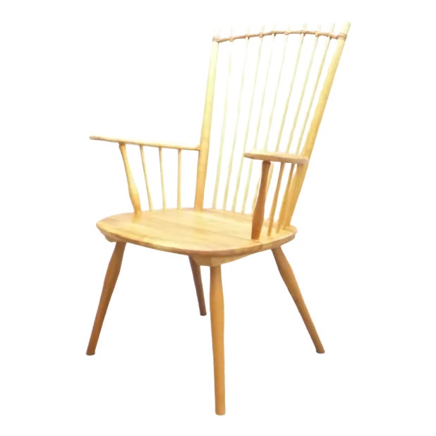 Vintage Chair in Cherry Wood by Albert Haberer for Fleiner, 1940s ...