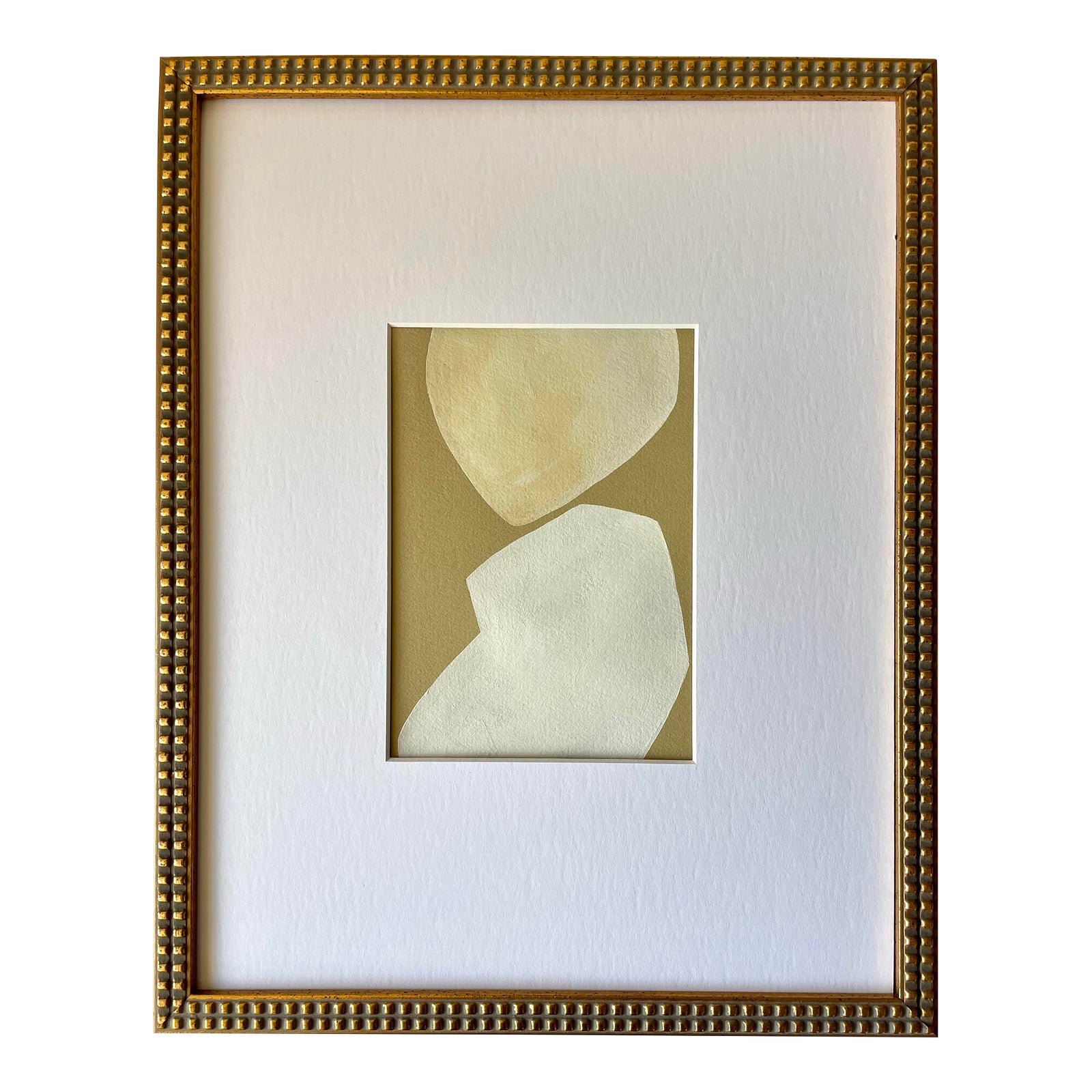 2025 "Il Inchino" Abstract Minimalist Painting on Paper by Artist r.k ...
