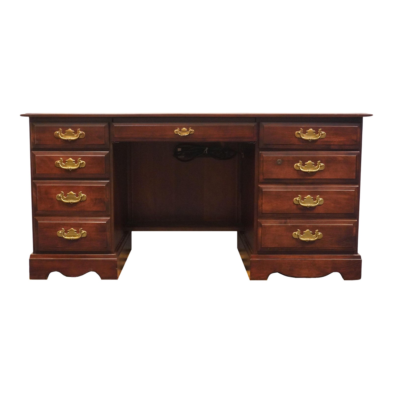 Kimball Furniture Solid Cherry Traditional Style 60" Executive Office ...