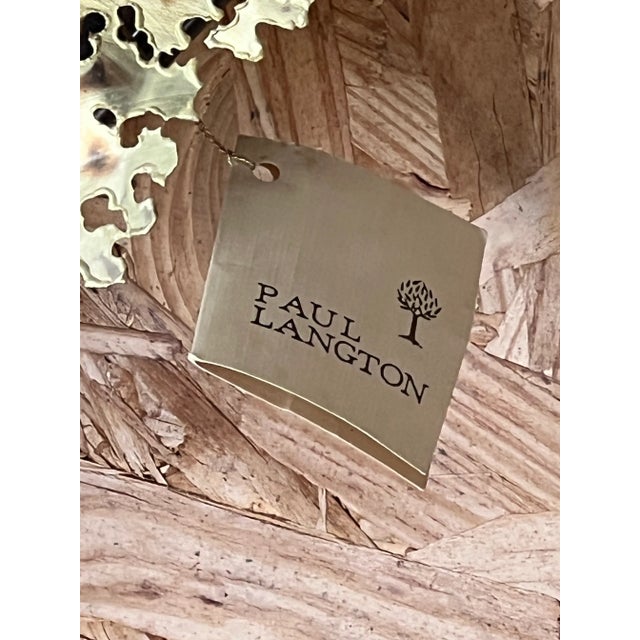 1984 Welded Brass Metal Art Paul Langton Tree of Life Sculpture | Chairish