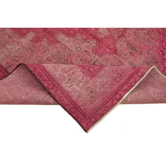 Large Vintage Overdyed Area Rug | Chairish