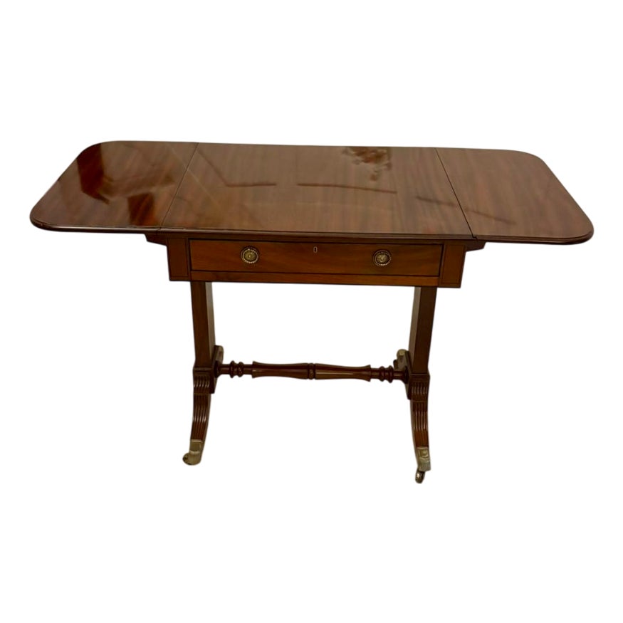 Antique Regency Freestanding Mahogany Coffee Table, 1830 | Chairish