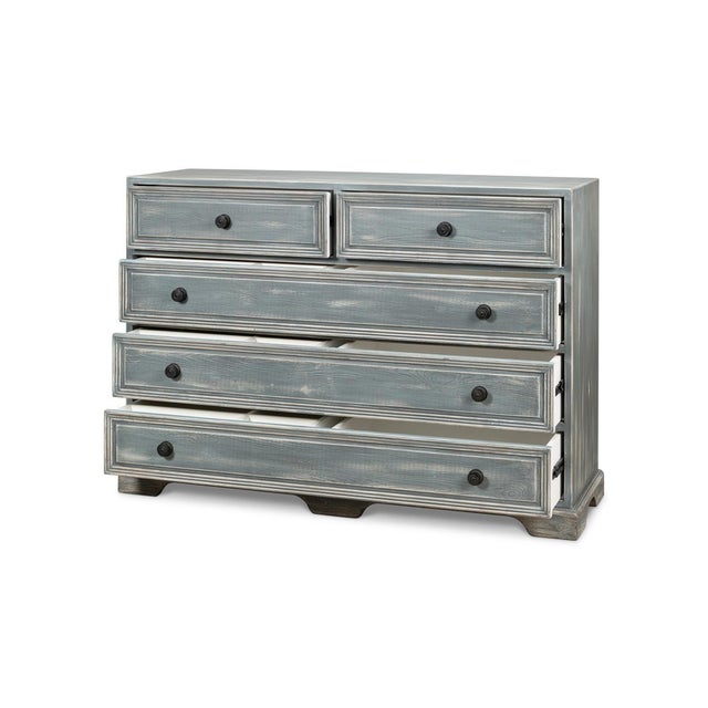Rustic Painted Pine Dresser | Chairish