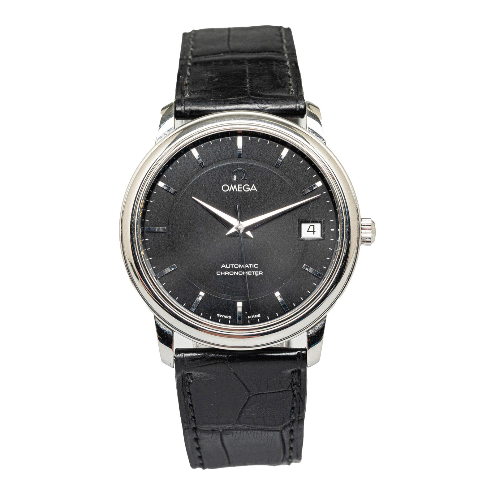 Omega Automatic Stainless Steel De Ville Prestige Watch | Chairish