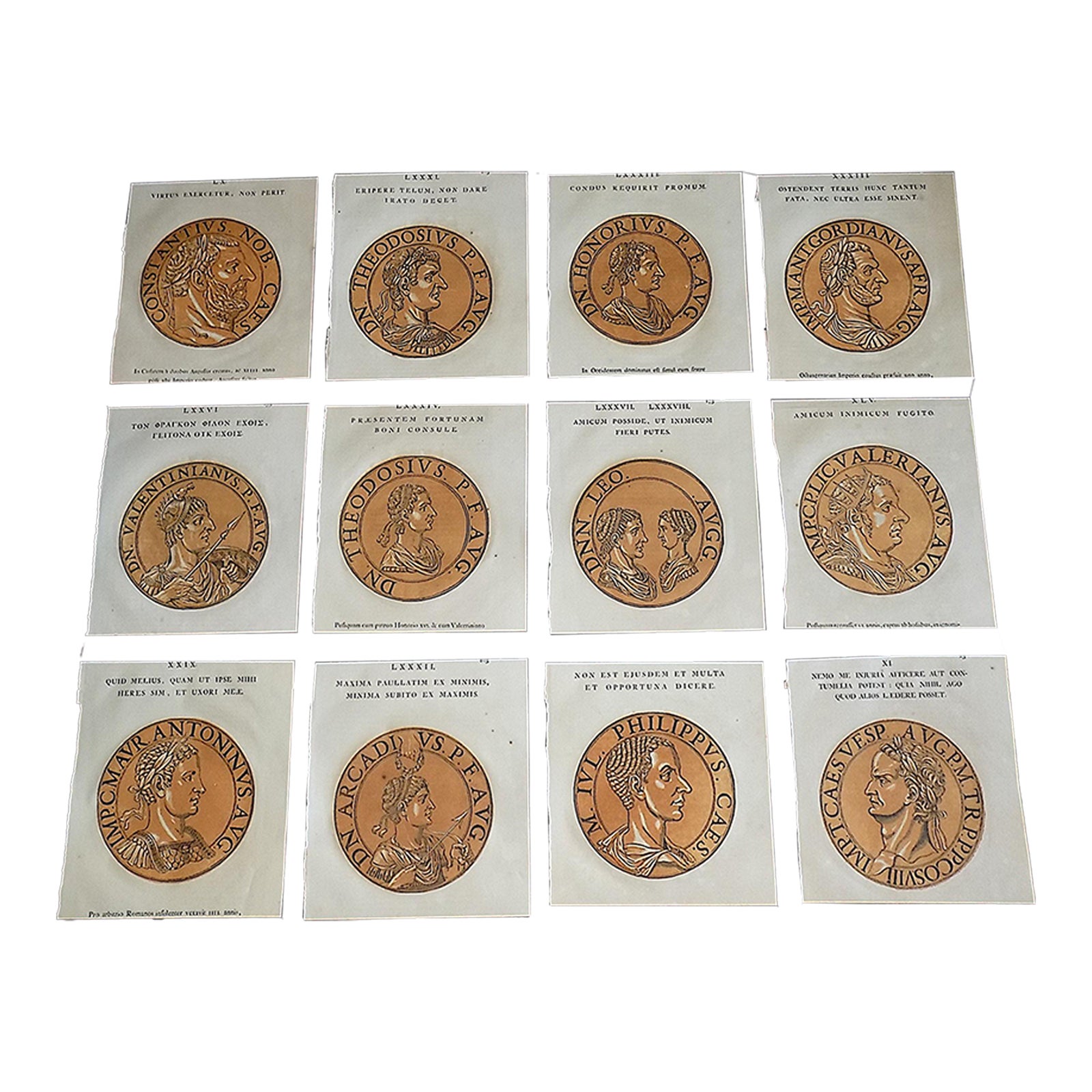 Authentic Antique Early 18th C. Hubert Goltzius Chiaroscuro Woodcut ...