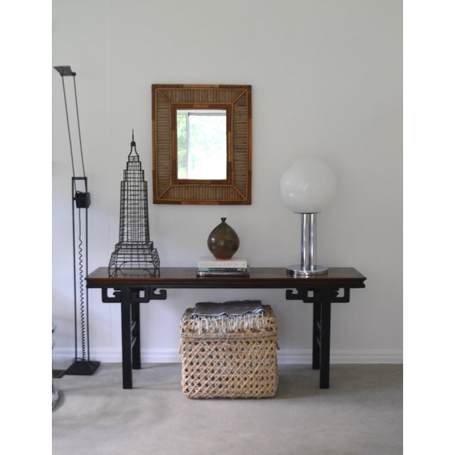 1960s Mid-Century Asian Inspired Console Table | Chairish