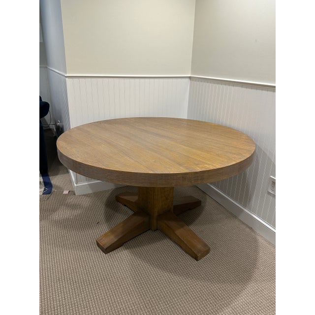 Palecek Madison Round Dining Table | Chairish