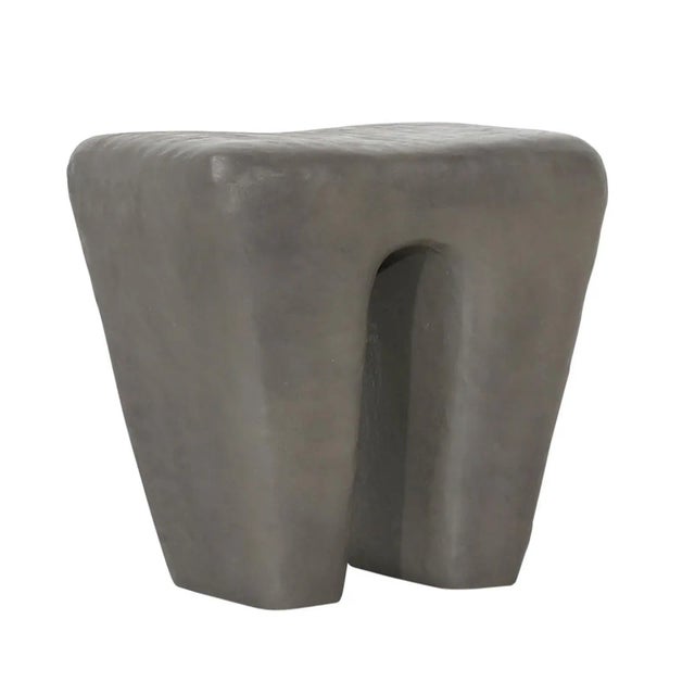 Mola Grey Stool / Side Table | Chairish