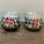 Pair 19th Century French Faience Barbotine Jardinieres ~ Cachet Pots ...