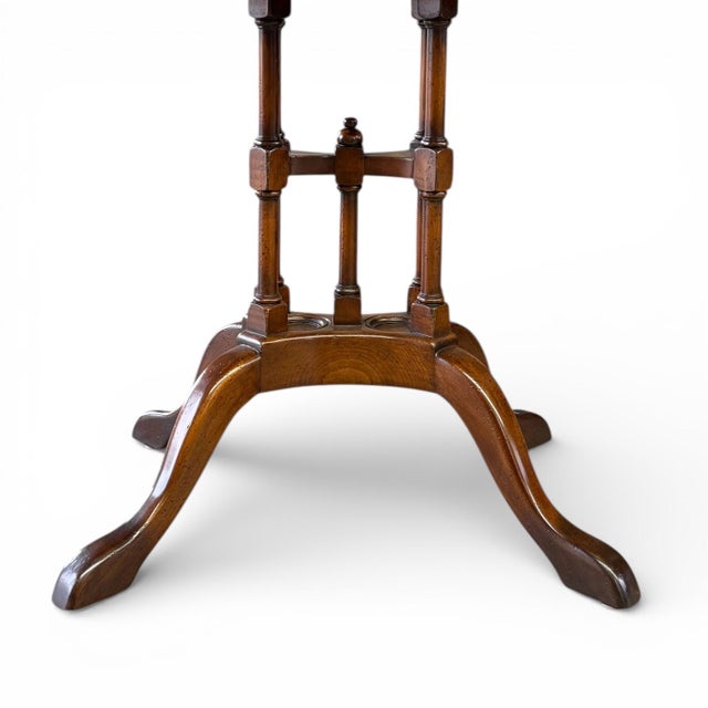 Early 21st Century Georgian Style Pie Crust Side Table in Fruitwood and ...