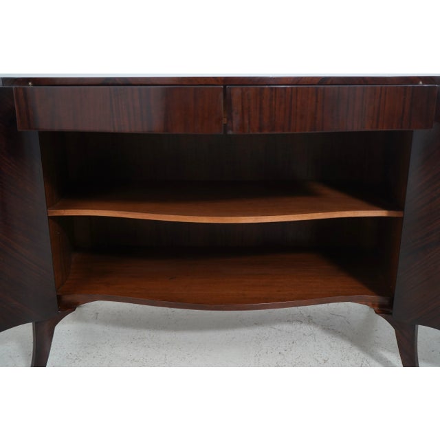 William Switzer Modern Regency 2 Door Commode Server | Chairish
