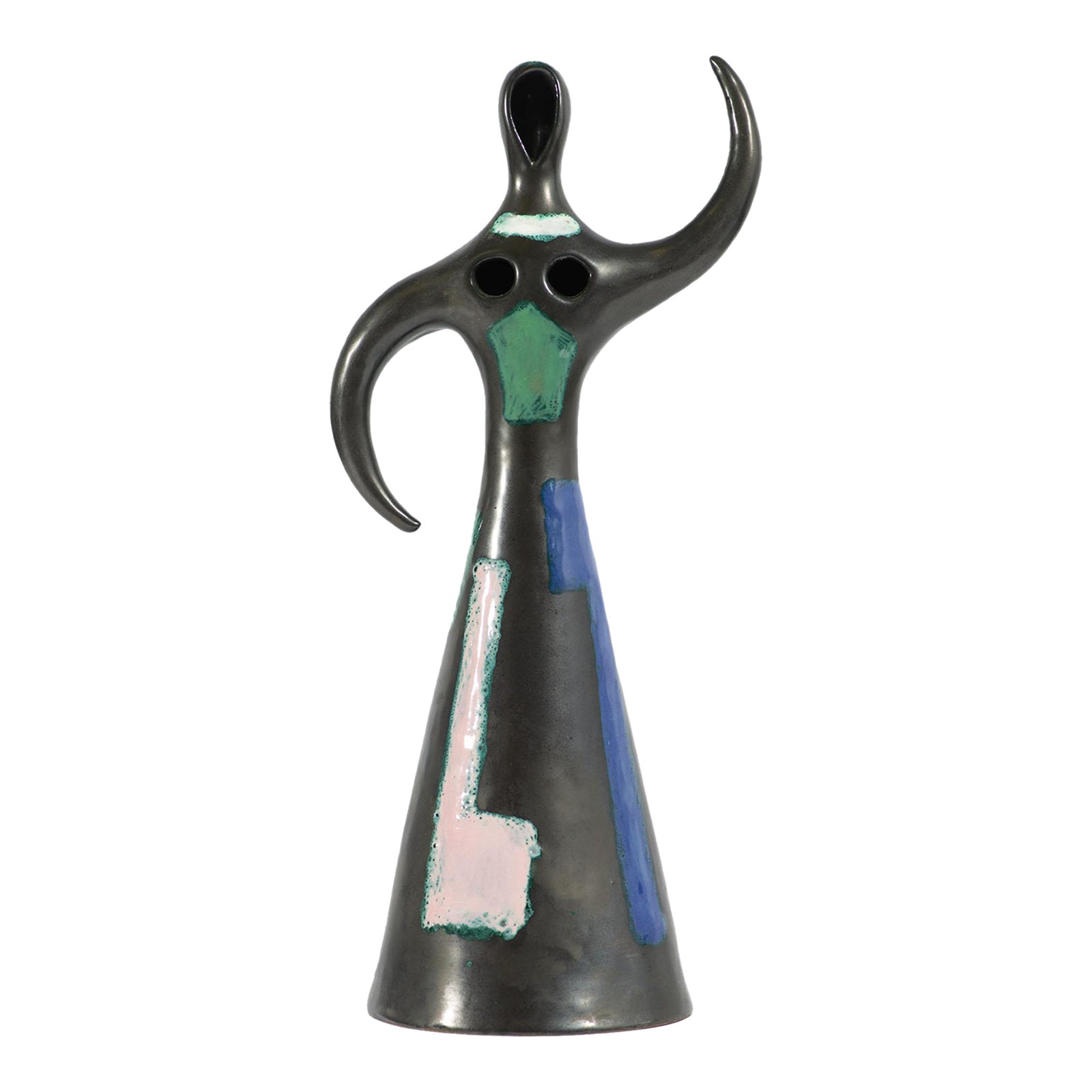 Il Cardo d'Oro Raymor Italian Ceramic Female Figure | Chairish