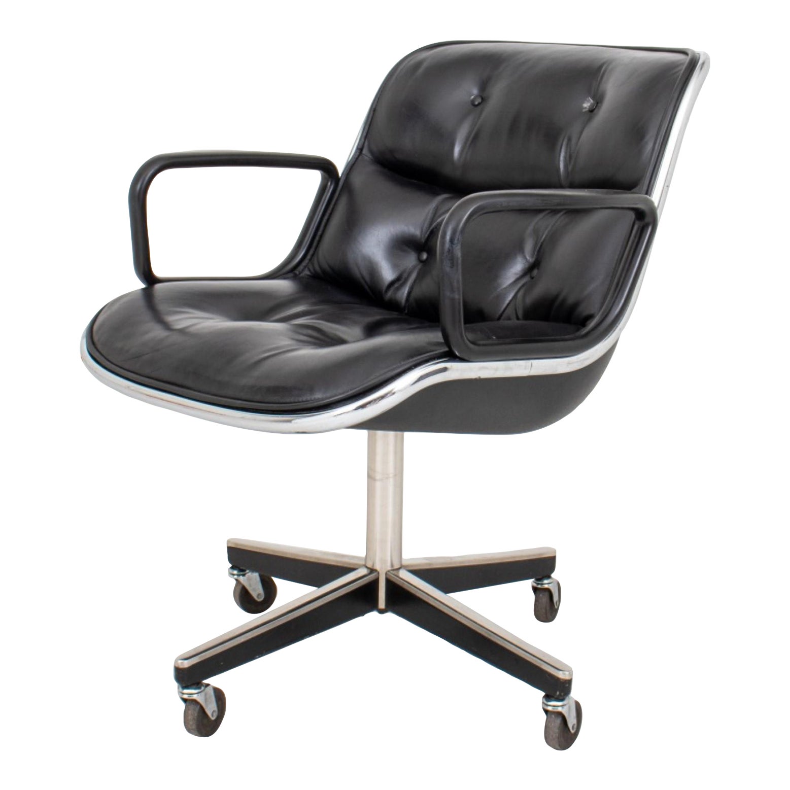 Charles Pollock Executive Office Chair for Knoll | Chairish