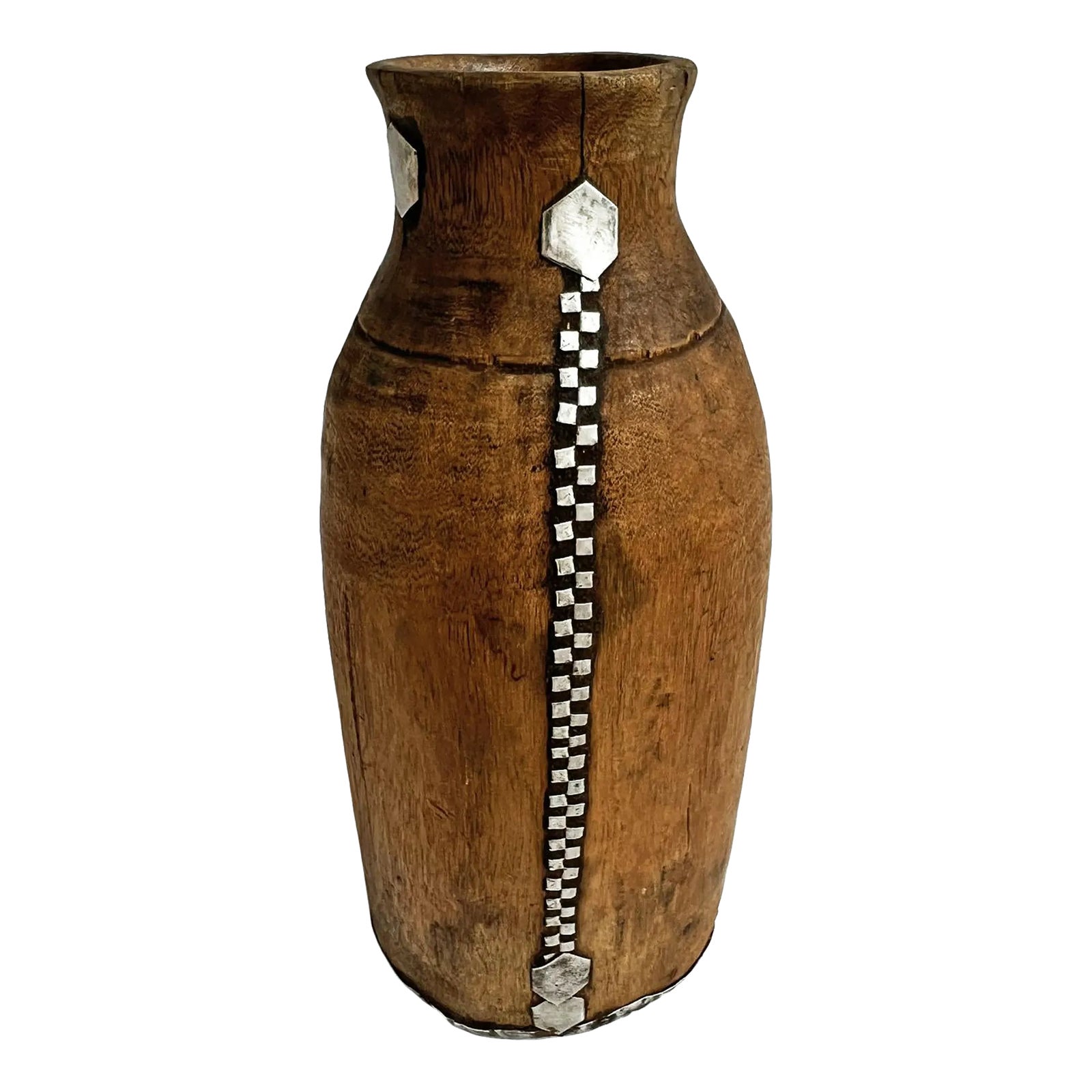 Vintage Wooden Tutsi Pot | Chairish