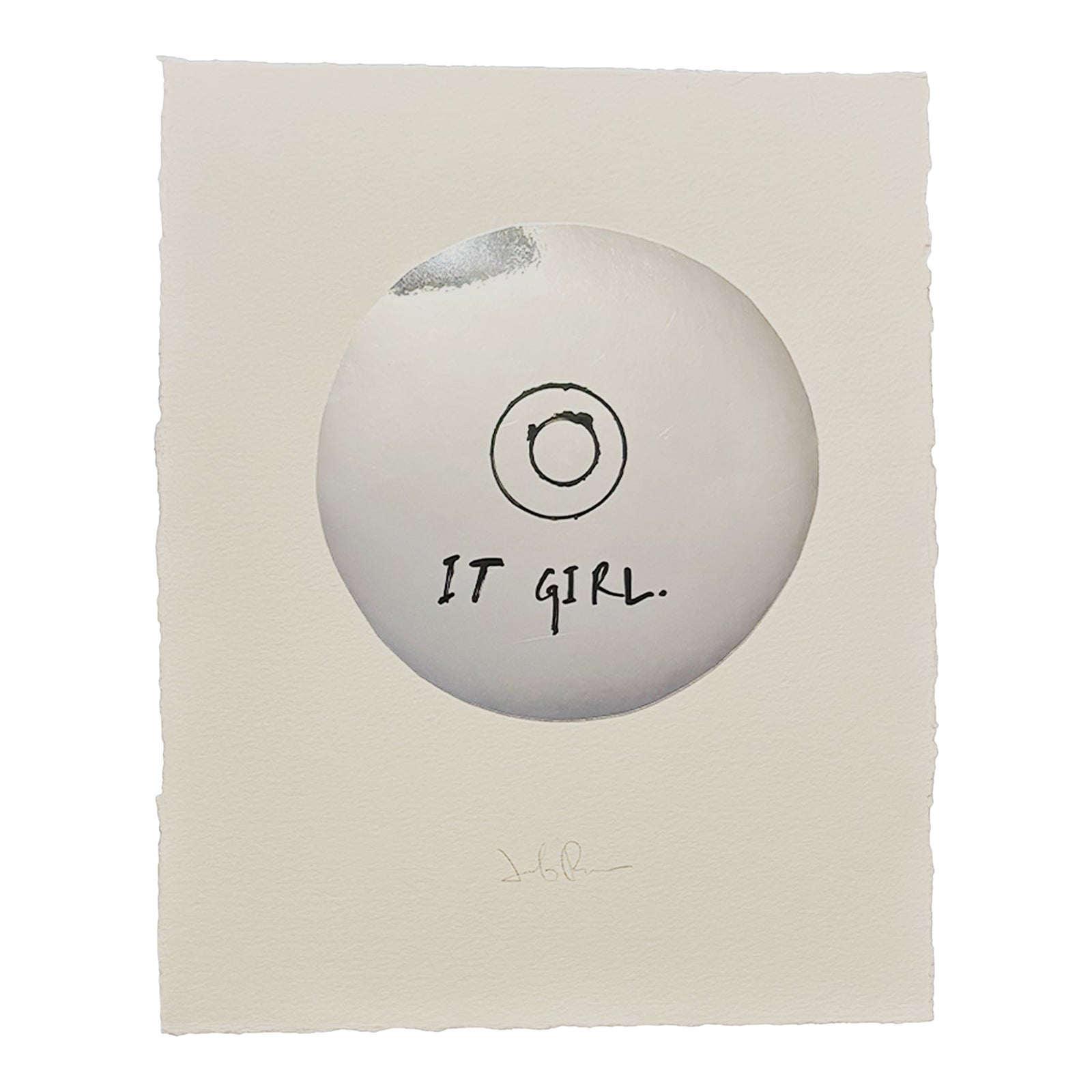 "It Girl Cd" Original Artwork by Jake Poser | Chairish