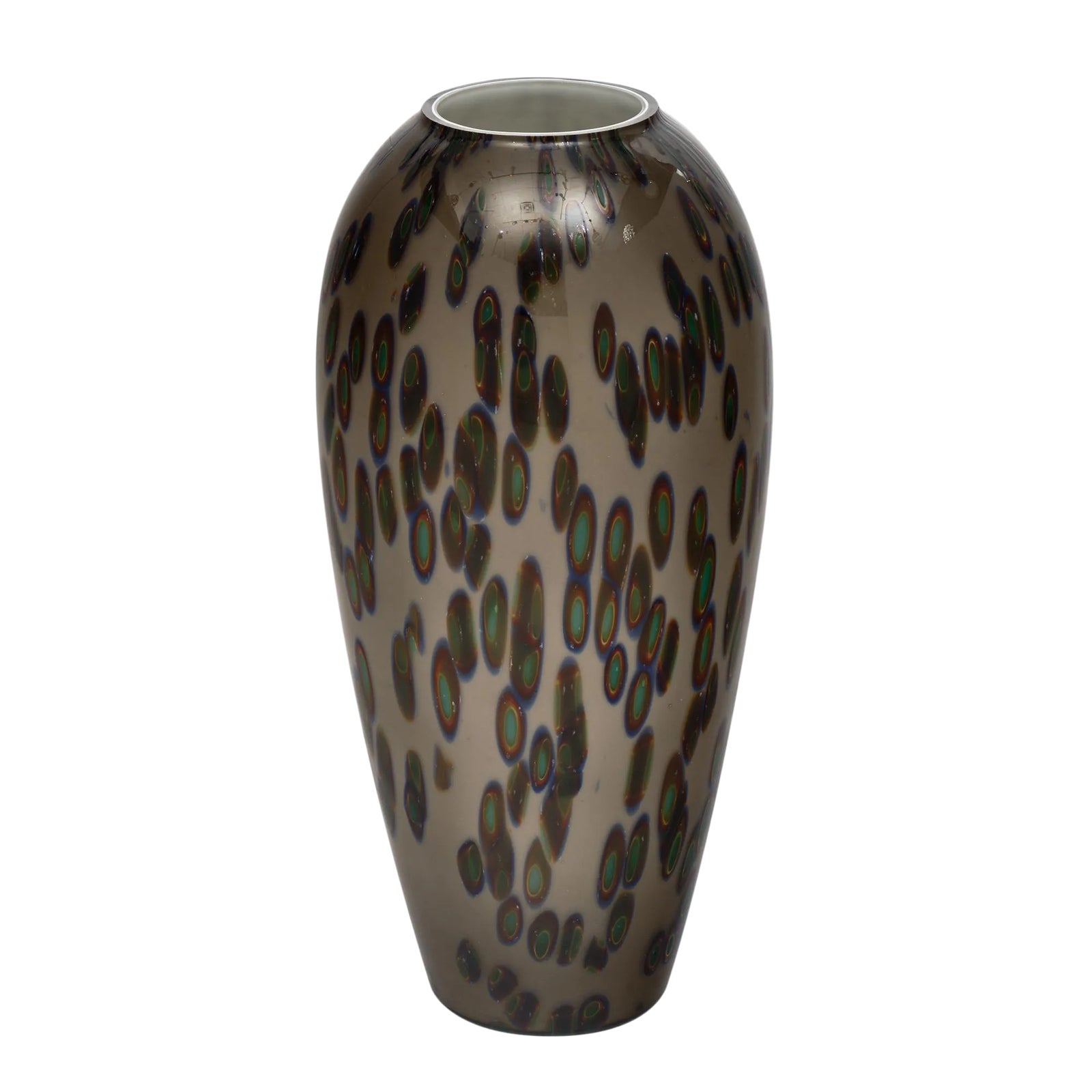Vintage Murano Glass “Murrine” Vase | Chairish