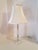 May Sheng Contemporary Lucite Lamp Diamond Cut Obelisk Style | Chairish