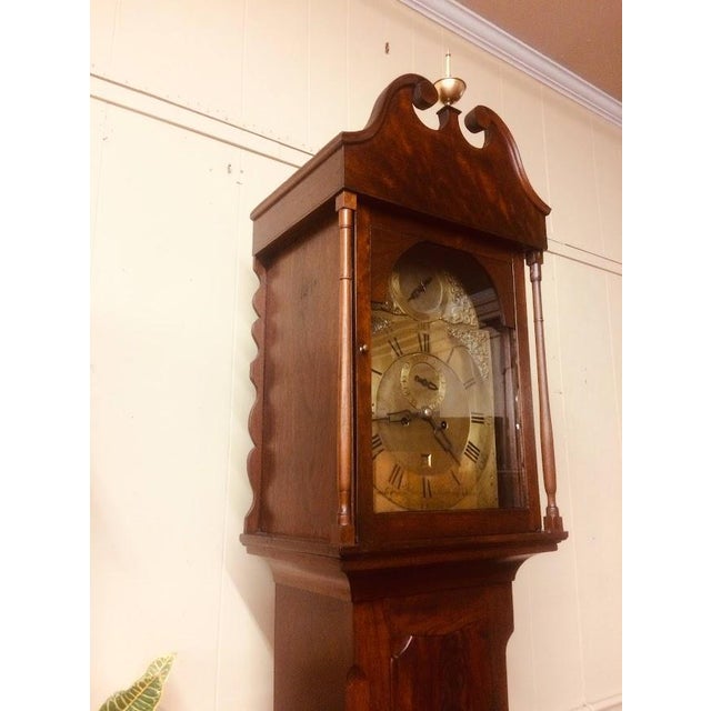 Antique English Clock, John King Clock, Tall Case Clock, Grandfather ...