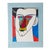 1980's Vintage Drawing Abstract Contemporary Modern Portrait of a Face ...