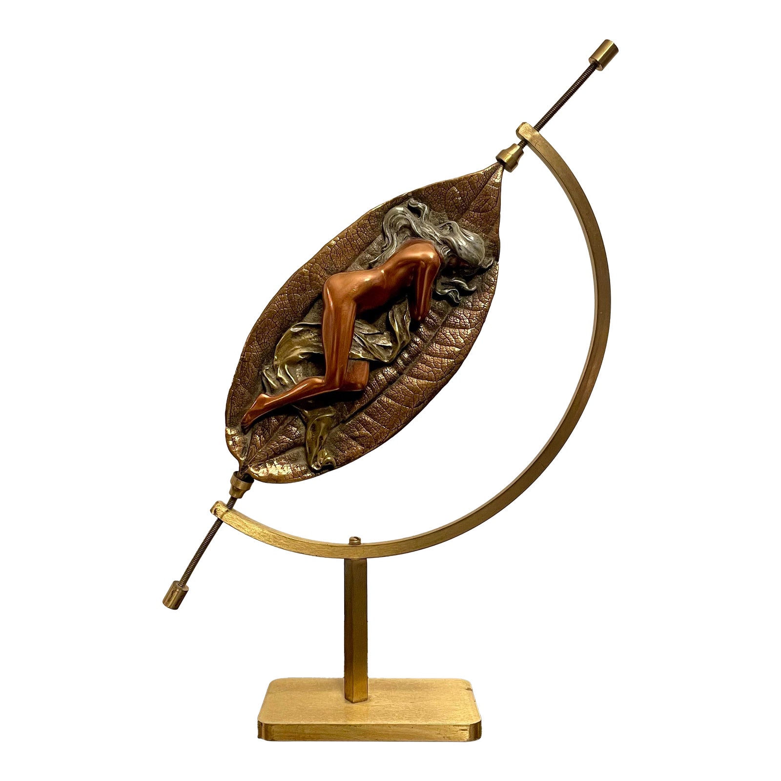Giovanni Schoeman Bronze Nude "Quessa" Sculpture | Chairish