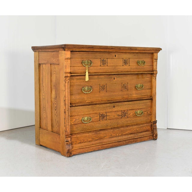 Antique Eastlake Style Chest of Drawers Entryway Console Chairish