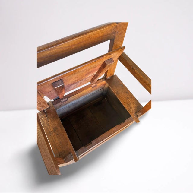 Early 18th Century French Storage Bench | Chairish