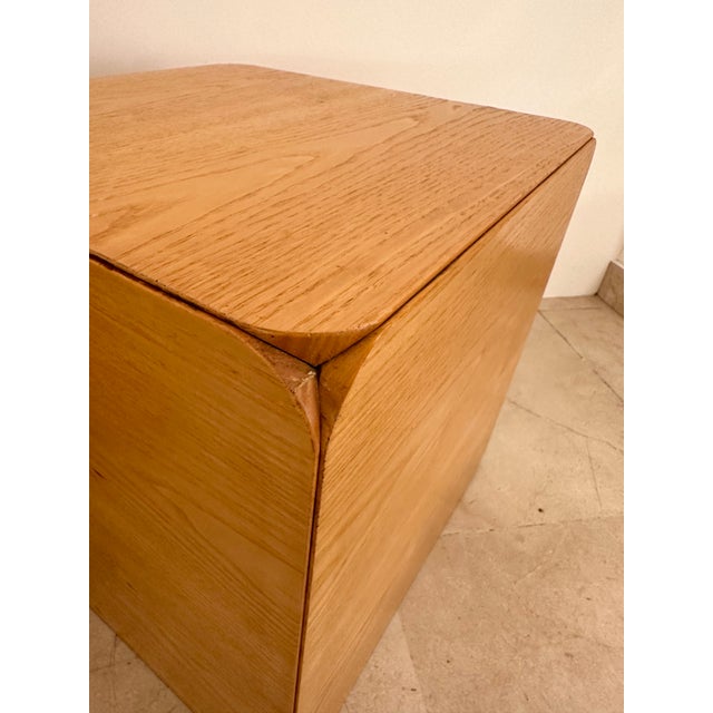 Set of 4 Wood Cube Stools Samara by Derk Jan De Vries for Maisa Di ...