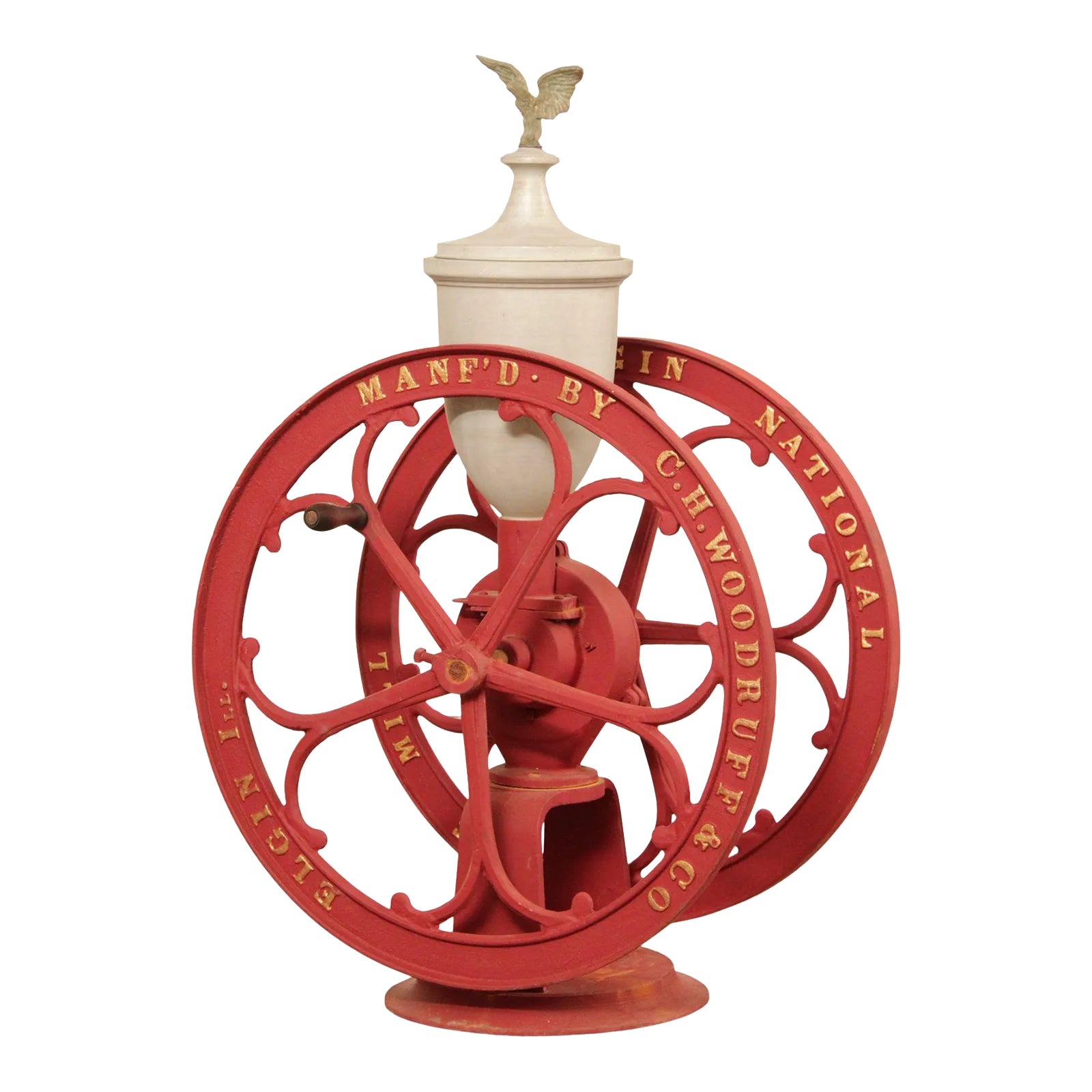C. H. Woodruff and Co. Industrial Style Coffee Mill | Chairish
