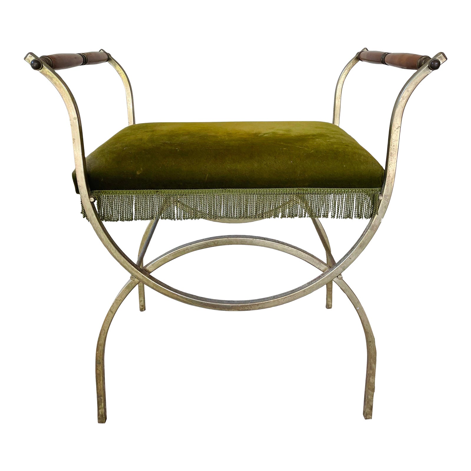 Vintage Hollywood Regency Style Bench | Chairish