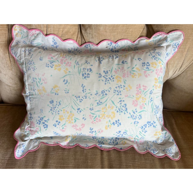 Vintage D Porthault Boudoir Pillows - Set of 4 | Chairish