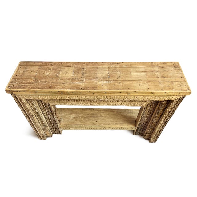 Salvaged Architectural Console Table | Chairish