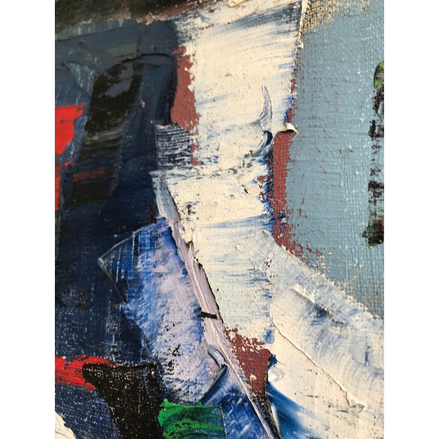 Stunning Mid-Century Modern Abstract Expressionist Oil Painting by ...