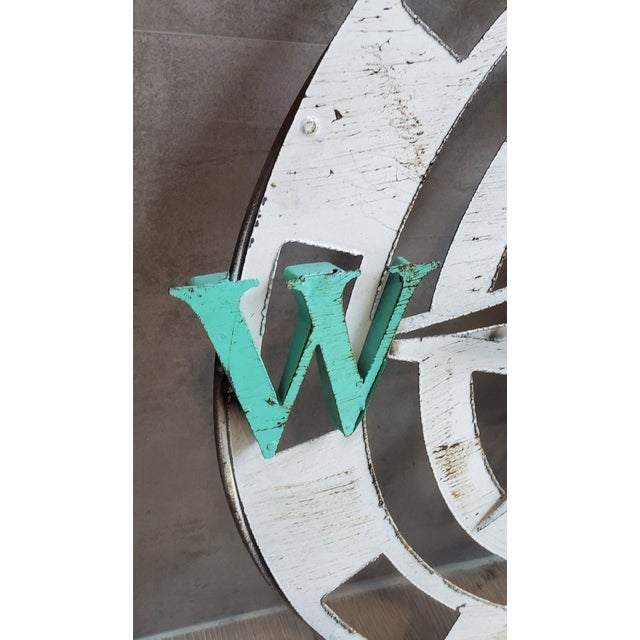 Three Dimensional Wall Hanging Compass With Rotating Star | Chairish