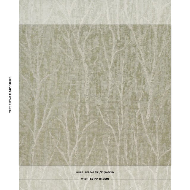 Schumacher Komorebi Wallpaper In Illuminated Forest | Chairish
