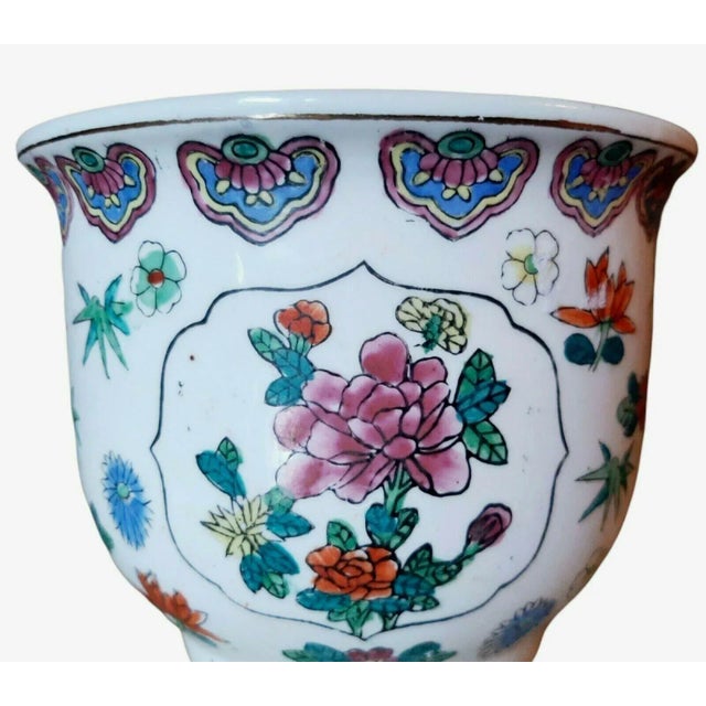 20th C Chinese Famille Rose Cachepot | Chairish