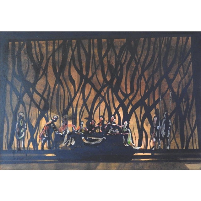 Mid 20th Century Macbeth Set Design Paintings - Set of 3 | Chairish