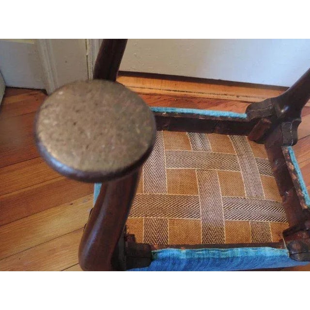 Antique 18th Century English George III Mahogany Stool | Chairish