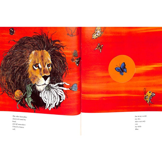 "Lion and Blue" 1974 Favra, Robert | Chairish