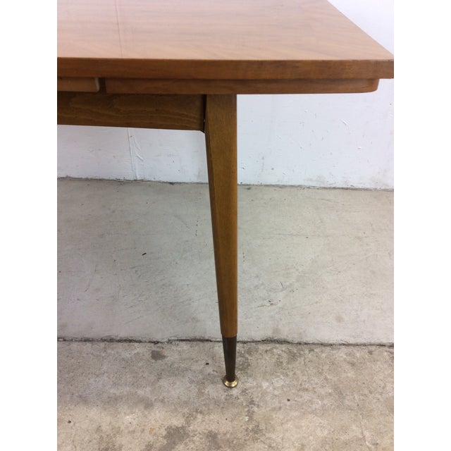Mid Century Modern Small Draw Leaf Table | Chairish