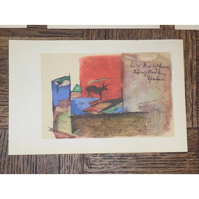 Vintage German Expressionist Abstract Animals by Franz Marc - Set of 16 ...