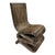 Black Wash Pencil Reed Rattan Snake Style Chair | Chairish