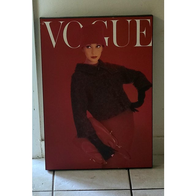Mid 20th Century Stunning Framed Fashion Illustrations Vogue Cover on ...