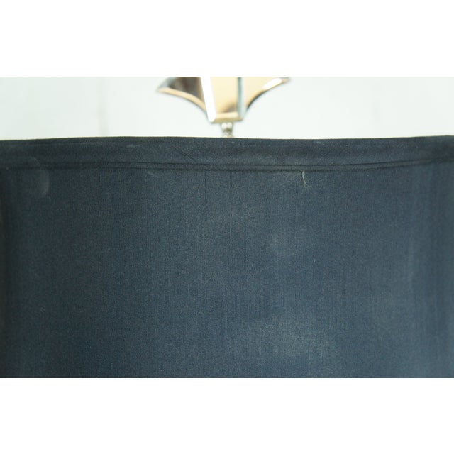 Vintage Venetian Art Deco Style Mirrored Chrome Vanity Table Lamp ...