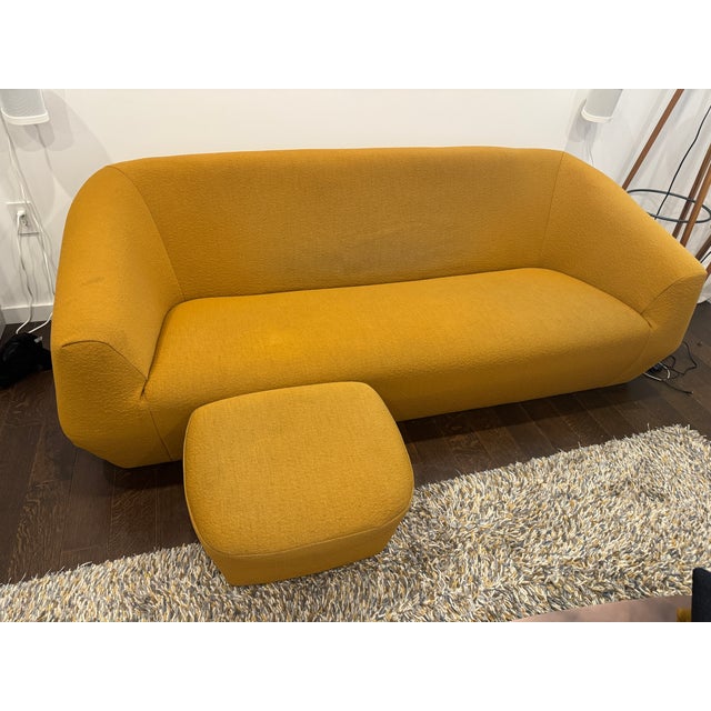 Ligne Roset Uncover Sofa and Ottoman | Chairish